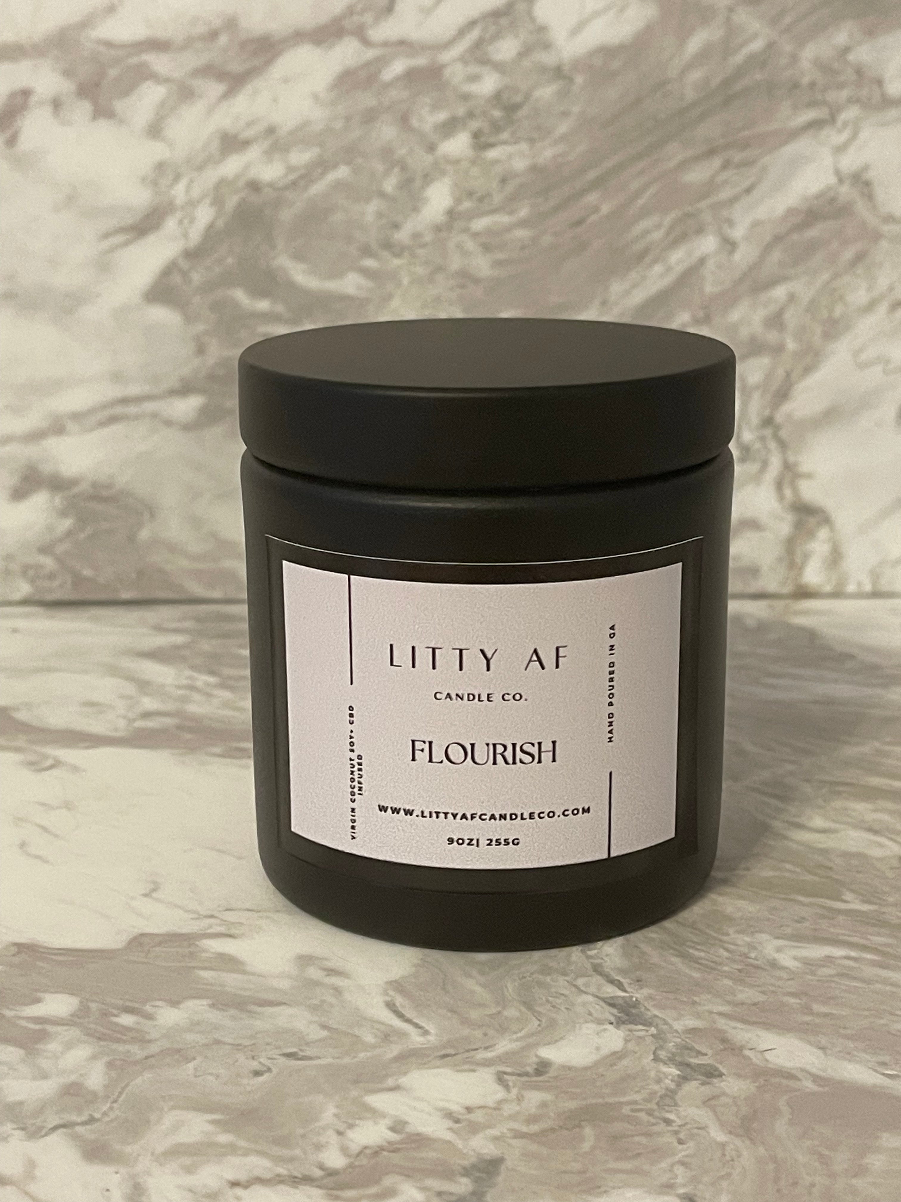 Flourish 9 oz – Litty AF Candle Co.